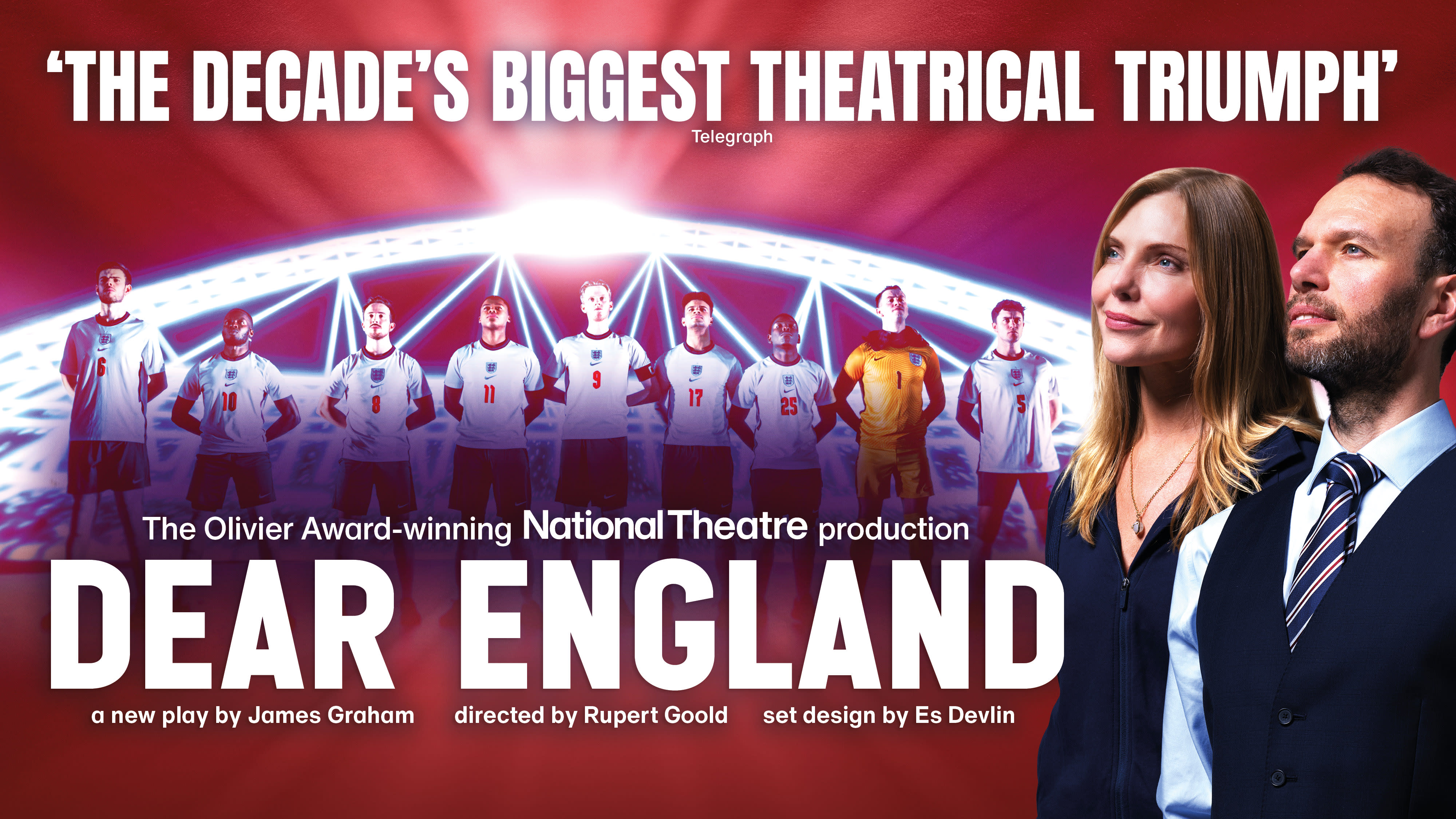 Dear England Tickets | New Wimbledon Theatre in Wimbledon | ATG Tickets